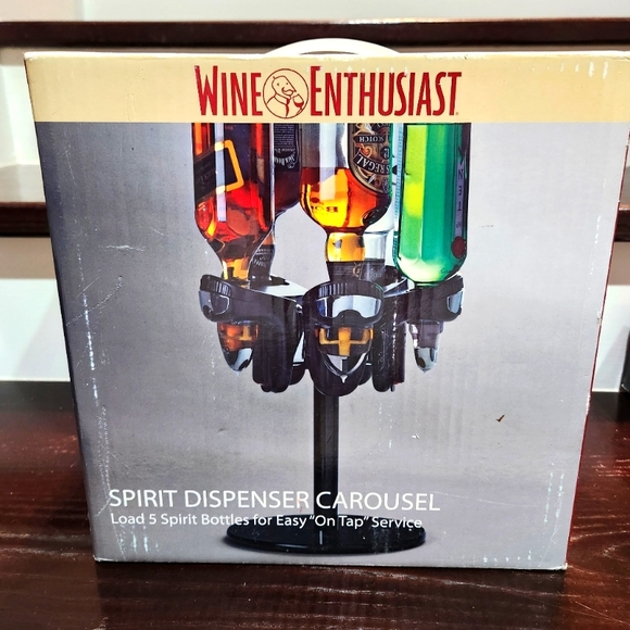 wine enthusiast | Kitchen | Wine Enthusiast Spinning Carousel Dispenser ...